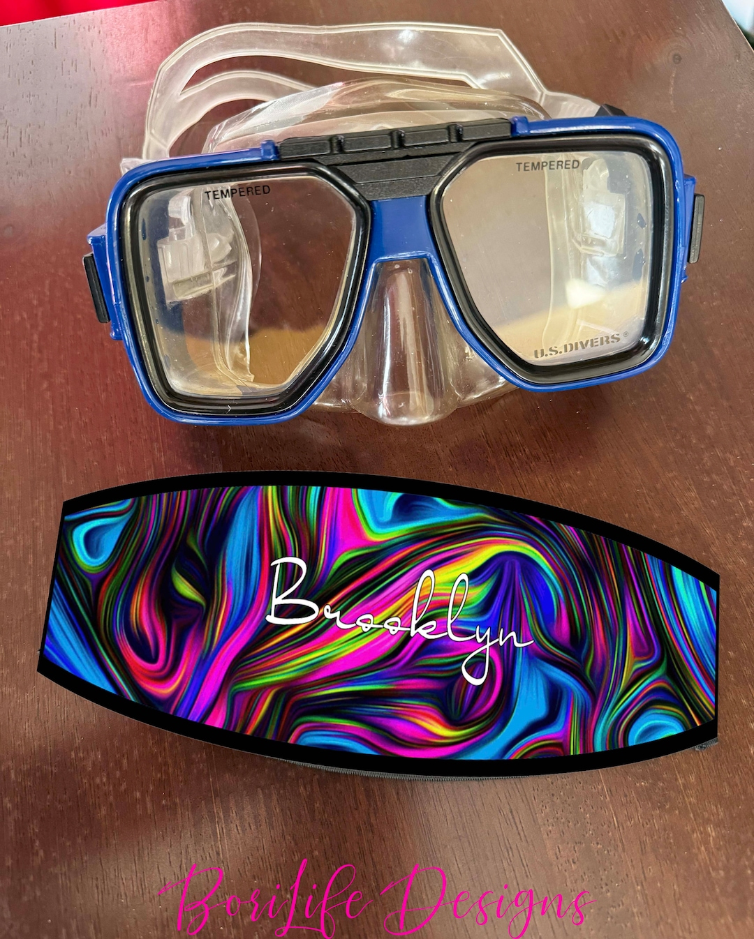 Tie Dye Scuba or Snorkel Mask Straps Cover, Scuba Diving, Snorkel ...