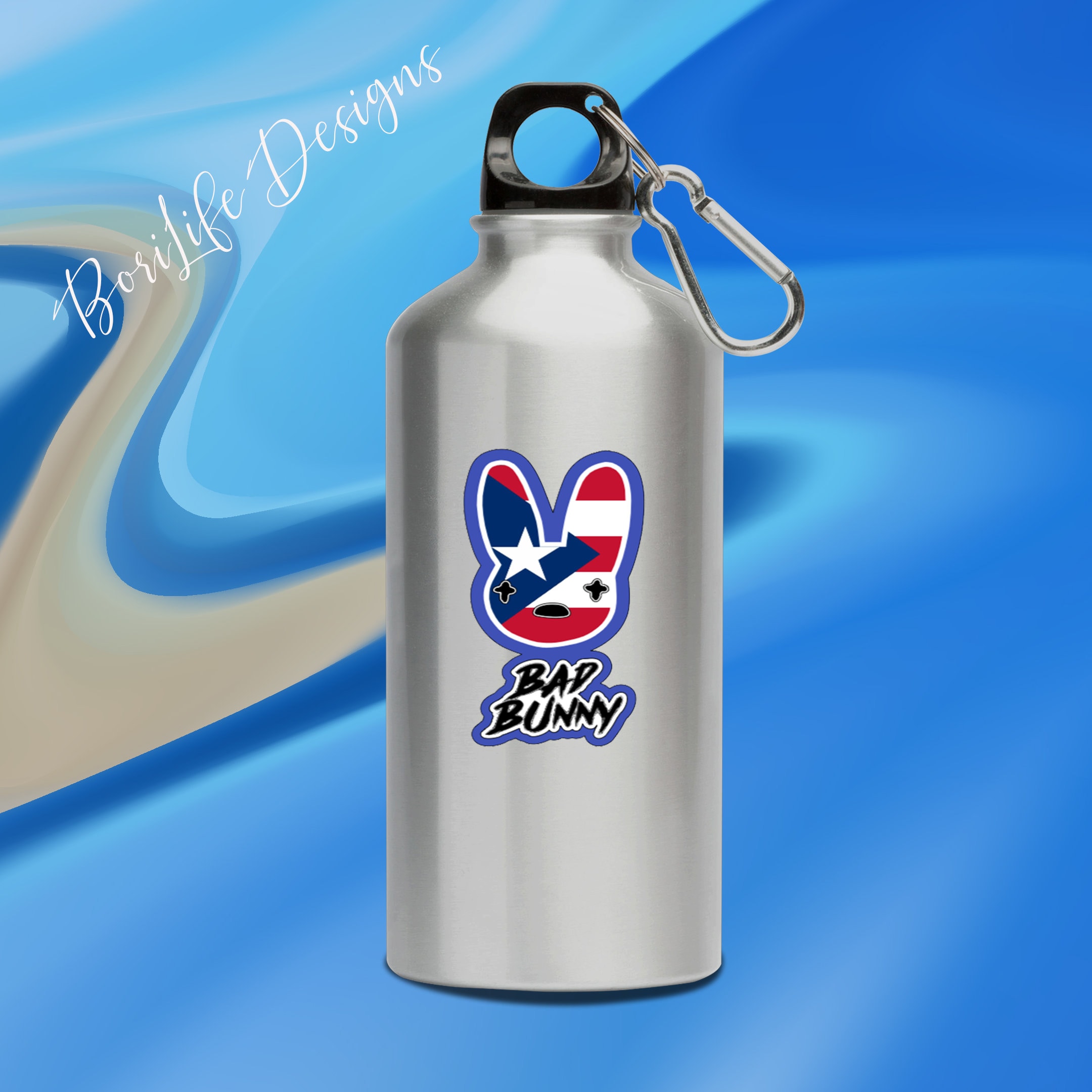 Bad Bunny PR Flag Style Sticker Boricua Puerto Rico BB - Etsy