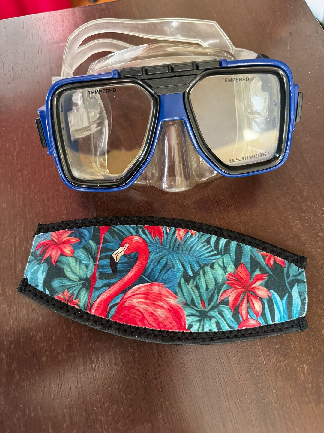 Flamingo Style Scuba or Snorkel Mask Straps Cover, Scuba Diving ...