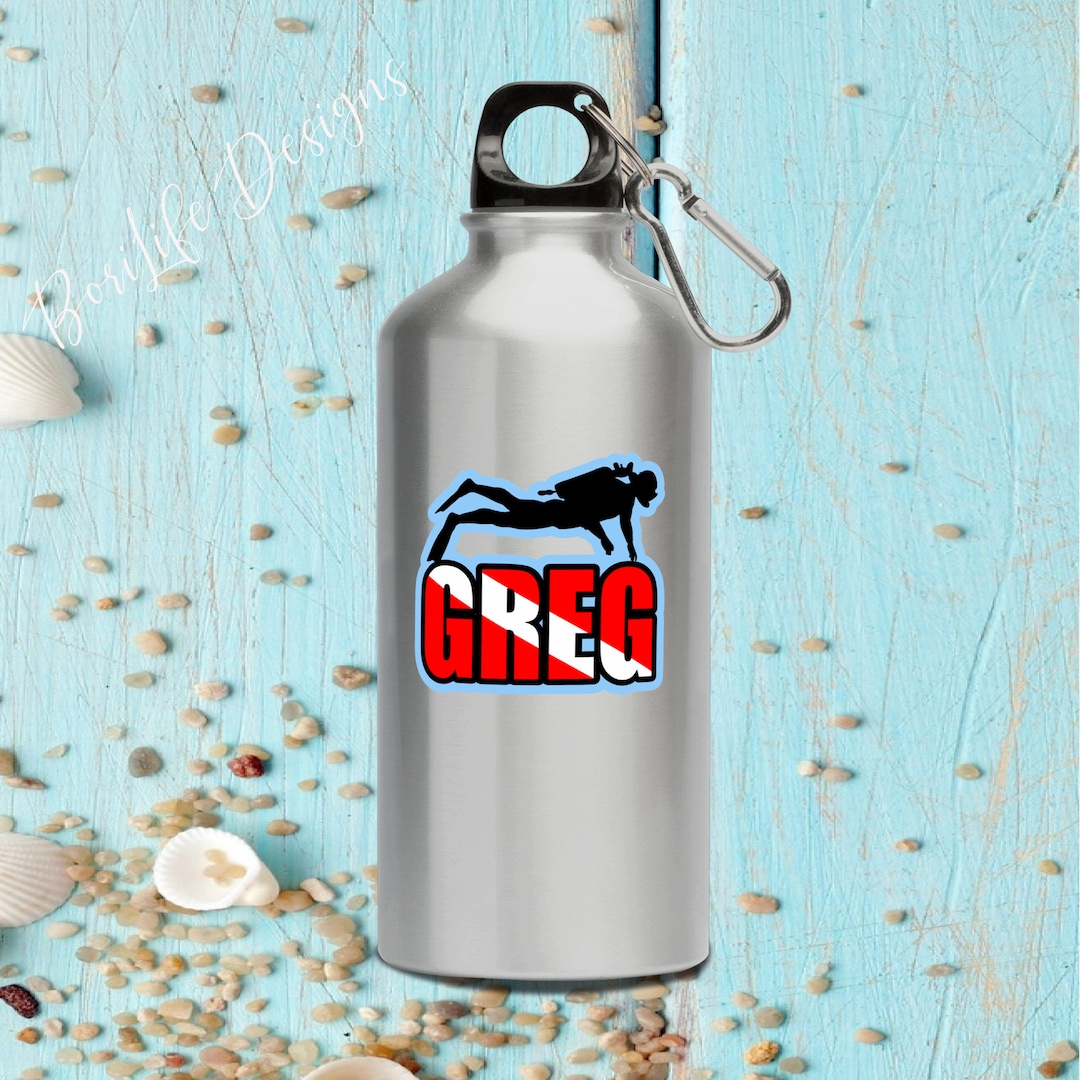 Personalized Scuba Diver Sticker - Etsy
