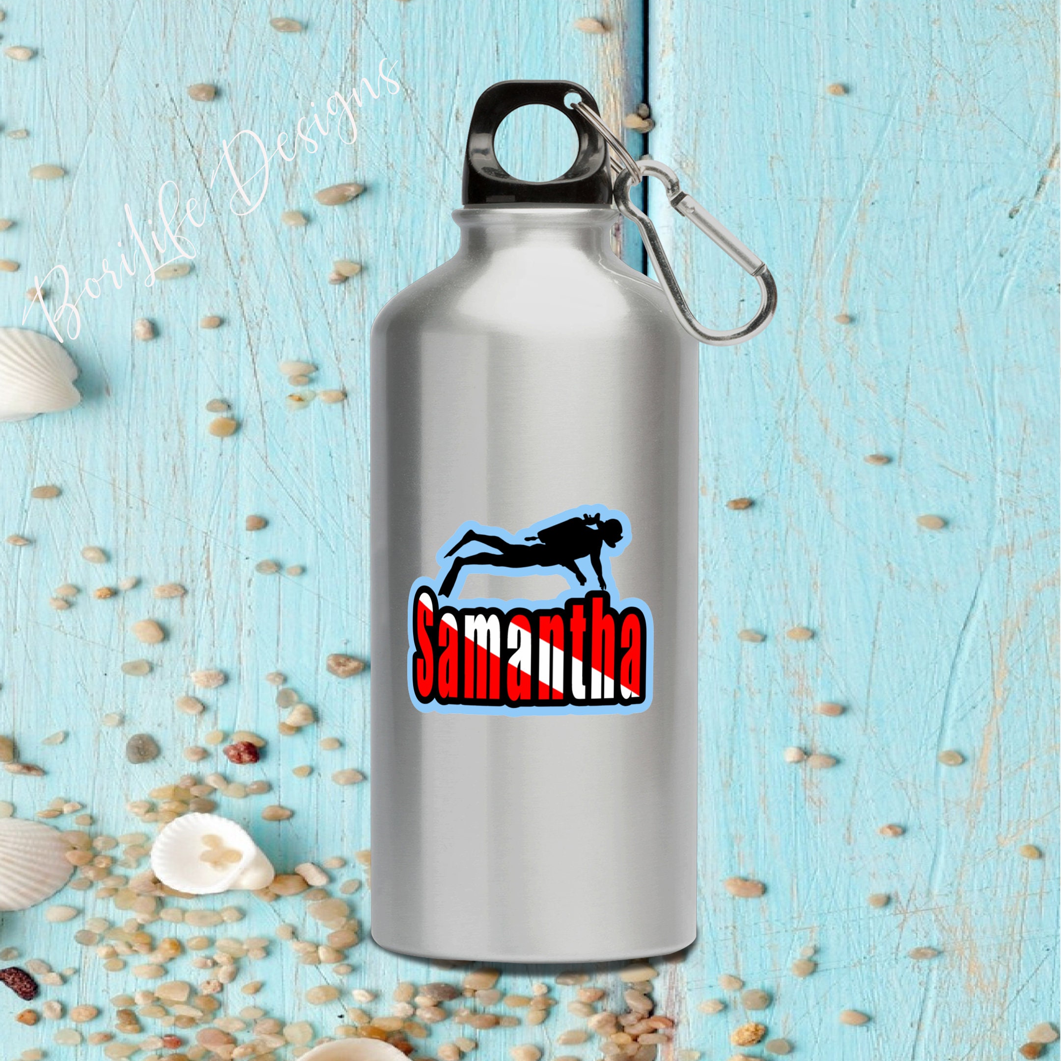 Personalized Scuba Diver Sticker - Etsy