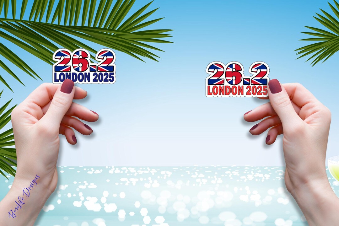 London 26.2 2025 Stickers, Major Marathons, World Majors, Boston ...