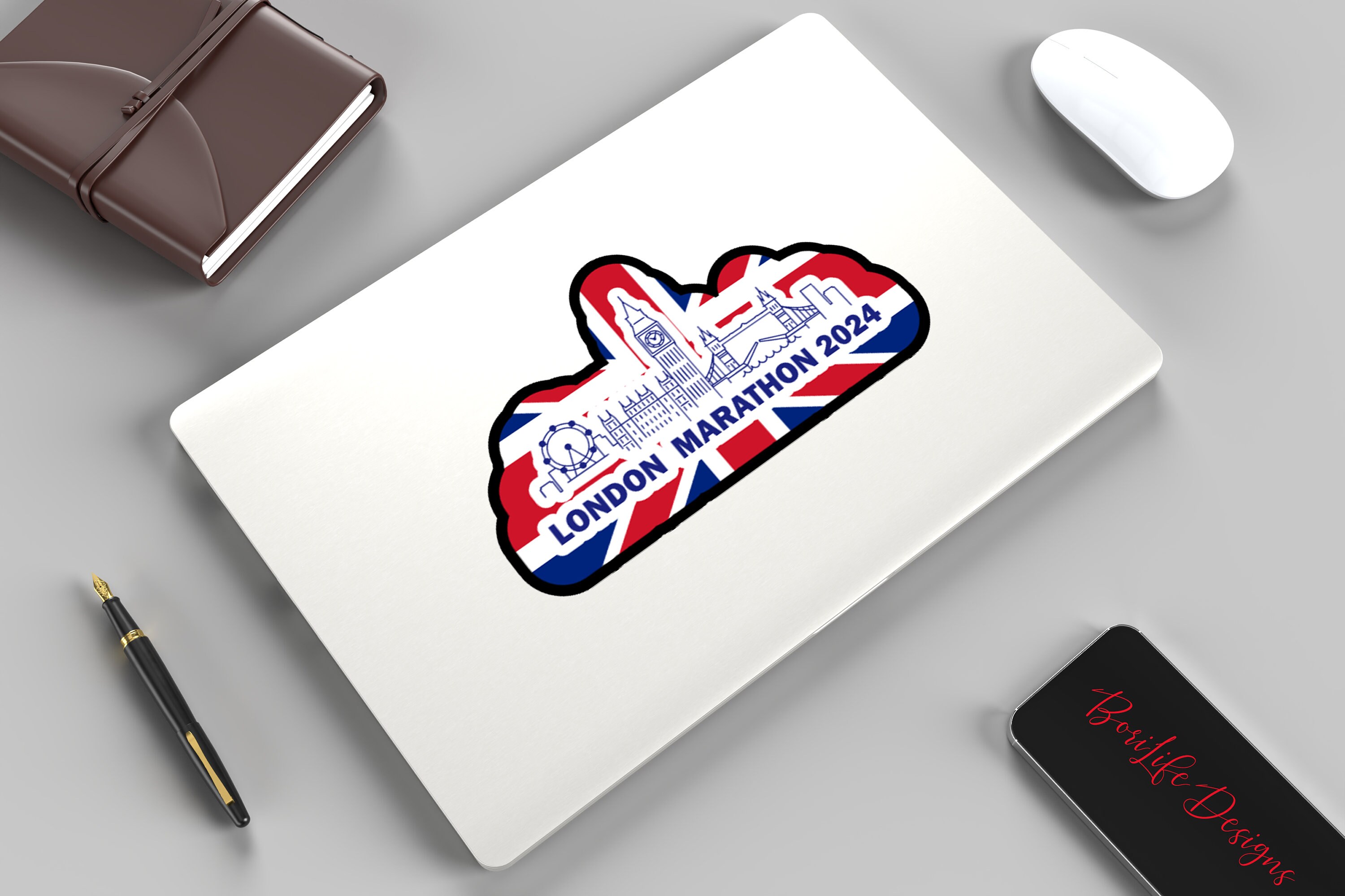 London Marathon Skyline 2024 Stickers Major Marathons World - Etsy