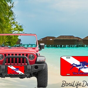 Personalized Scuba Spear Fishing License Plate Designs, Vanity Plate ...