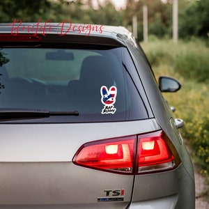 Bad Bunny PR Flag Style Sticker, Boricua, Puerto Rico, BB, - Etsy