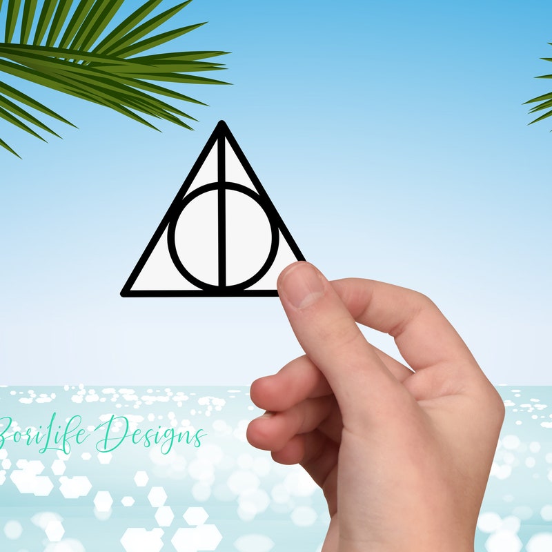 Deathly Hallows Svg - Etsy