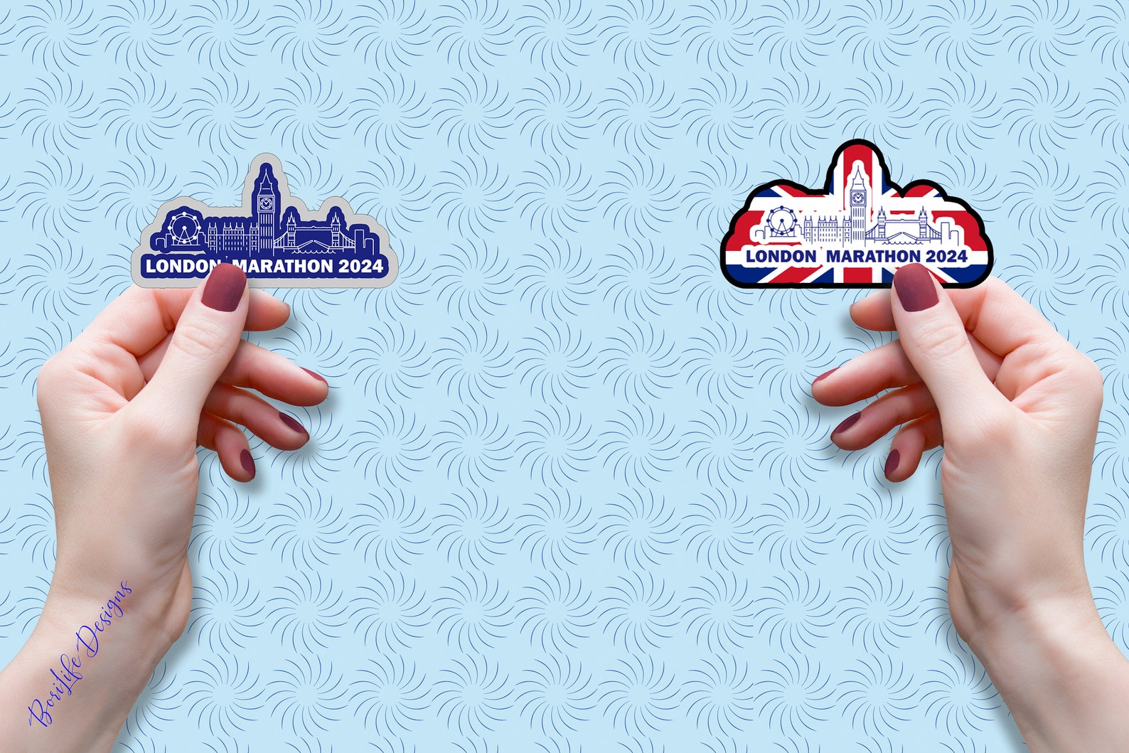 London Marathon Skyline 2024 Stickers Major Marathons World - Etsy