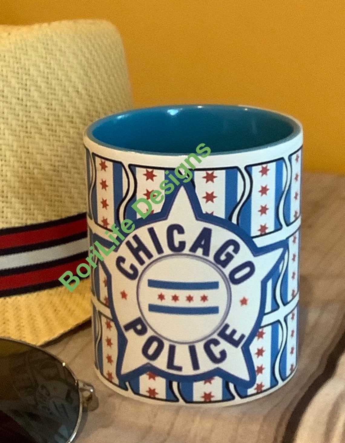Chicago Gifts: Unique Chicago Flags & Chicago Police Star | Etsy