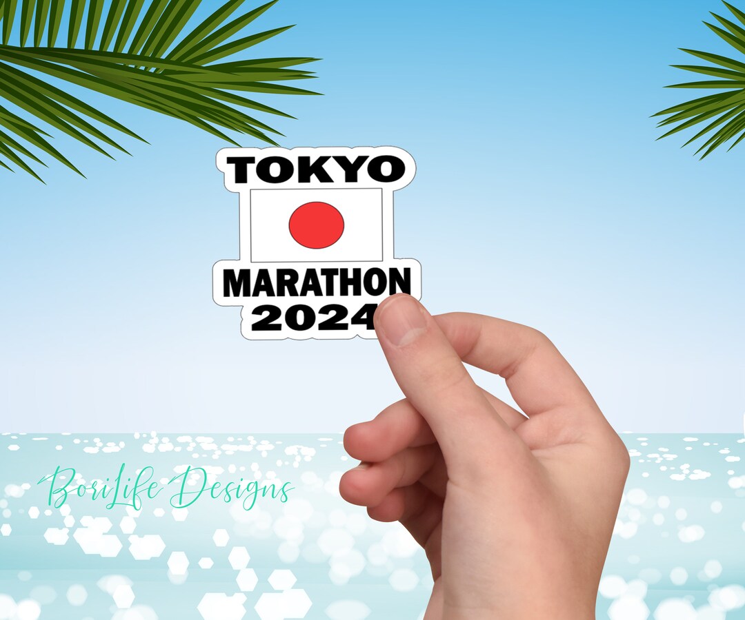 Tokyo Marathon 2024 Stickers, Major Marathons, World Majors, Boston ...