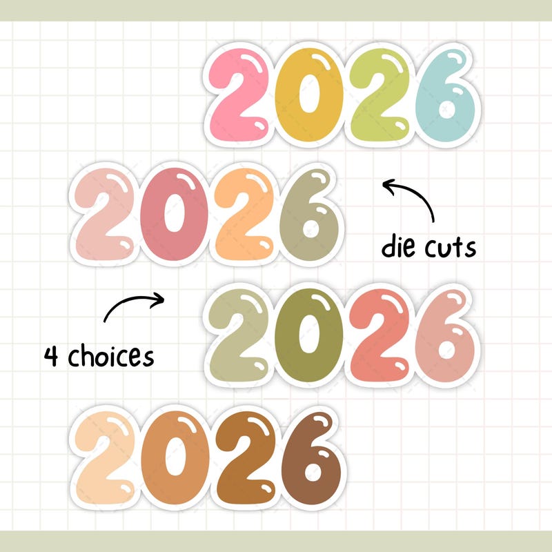 2026 Vinyl Stickers - Etsy UK