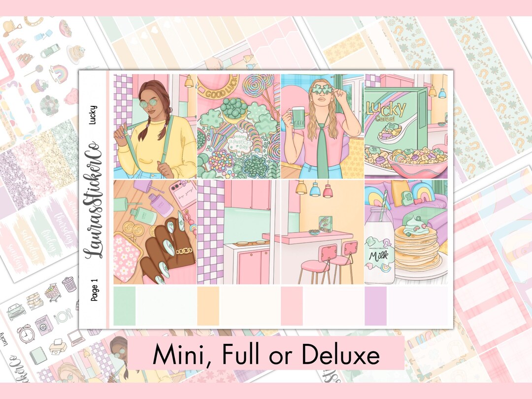 Weekly Sticker Kit Planner Sticker Kit Erin Condren Kit, Vertical ...