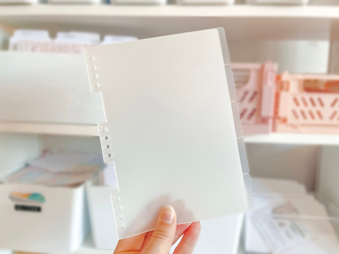 Reusable Sticker Book Dividers // Sticker Album Inserts // Clear, 5 X 7 ...