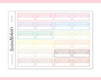 Pastel Perfect Sized Boxes Pastel Planner Stickers Box - Etsy