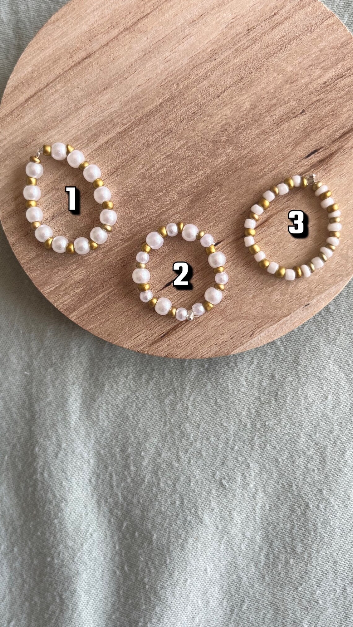 Gold and Pearl Rings - Etsy