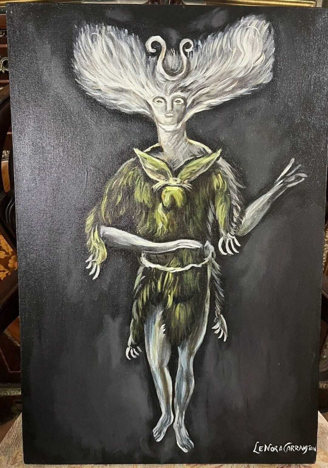 The Surrealist Portrait Oil Painting on Canvas / Art Surrealism Oil ...