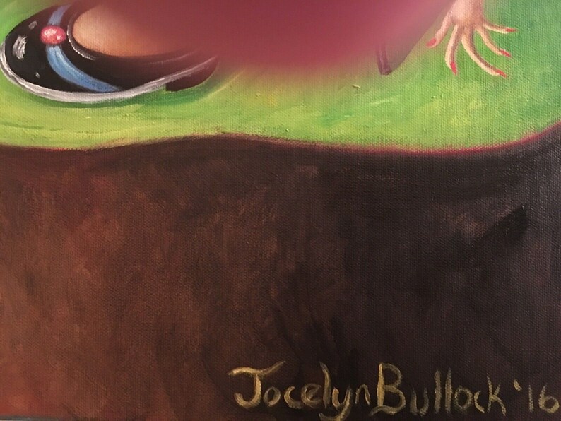 Surrealist Art Painting Oil Painting on Canvas Signed / Original Oil ...