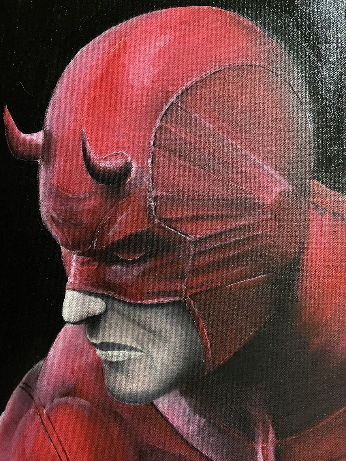 DAREDEVIL 22x28 Oil Painting on Canvas - Etsy
