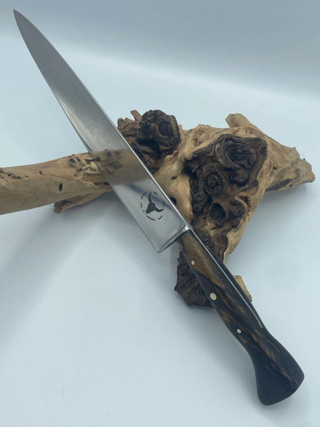 1960's Friodur Henckels 10 Inch Chef Knife With Ebony Marblewood Handle ...