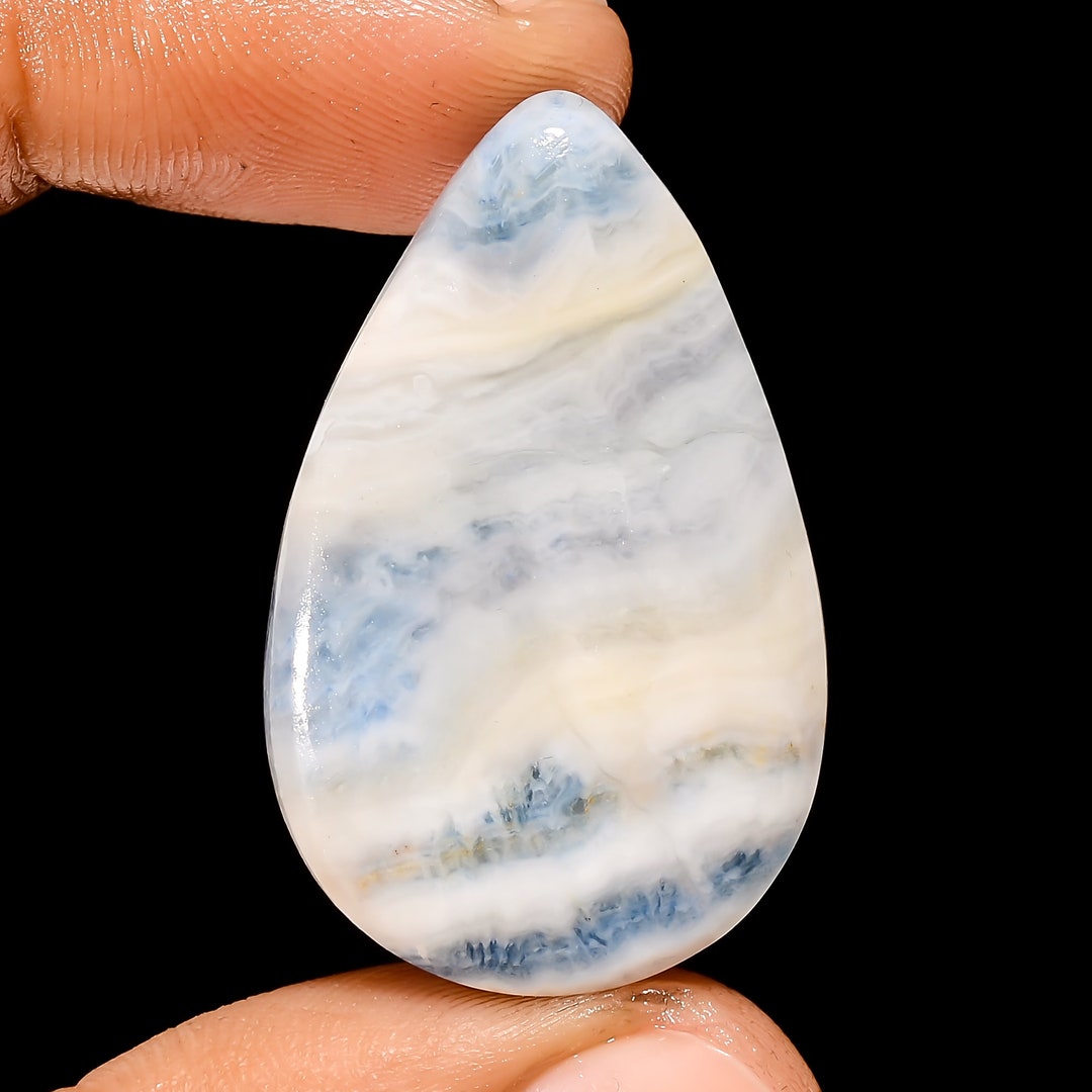 Marvellous Top Grade Quality 100% Natural Blue Scheelite Pear Shape ...