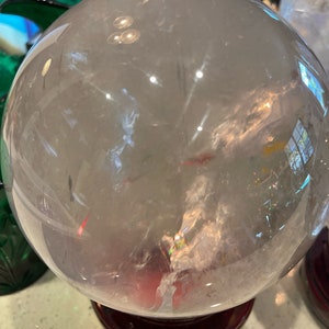 Gorgeous Giant Quartz Crystal Ball - Etsy