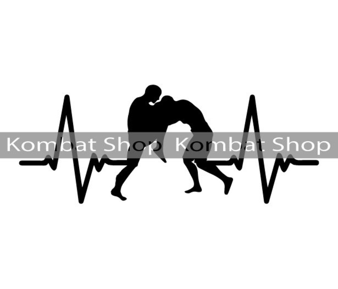 Muay Thai Heartbeat Kickboxing SVG, Digital File, Cricut Maker, Cameo ...
