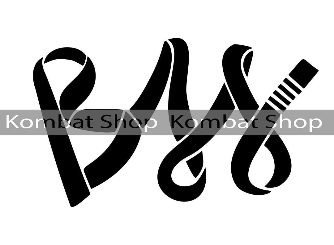Jiu Jitsu Belt SVG, Vector, Digital File, Cricut, Cameo Silhouette ...