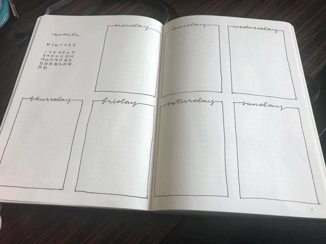 Custom Planner, Custom Bullet Journal, Productive Journal - Etsy