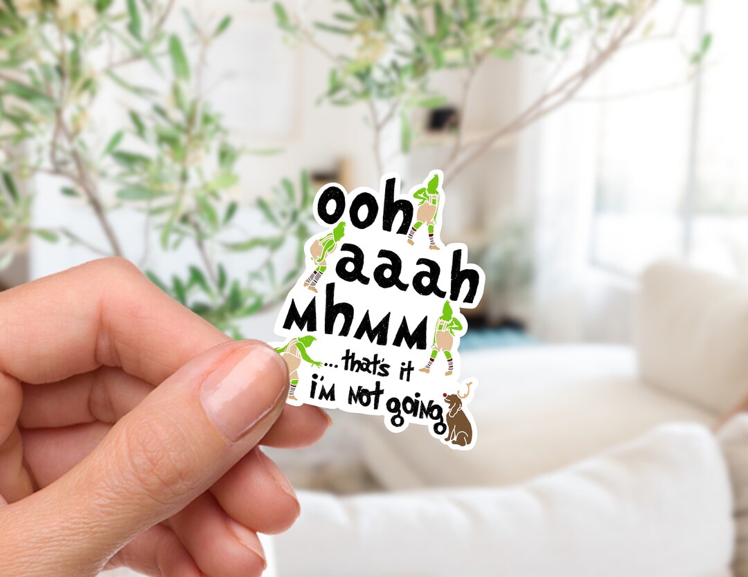 Grinch Mood Sticker - Etsy