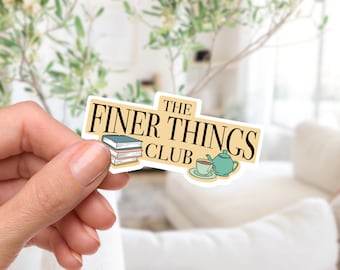 The Office Finer Things Club Sticker Pop Culture Decal - Etsy