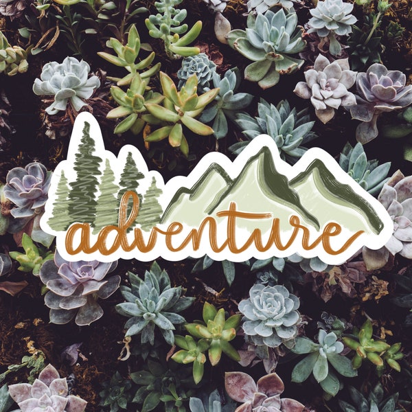 Adventure Sticker - Etsy