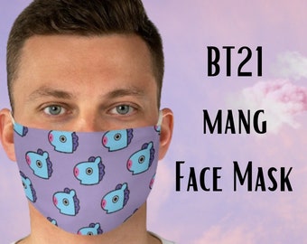 Bt21 Mang Mask - Etsy