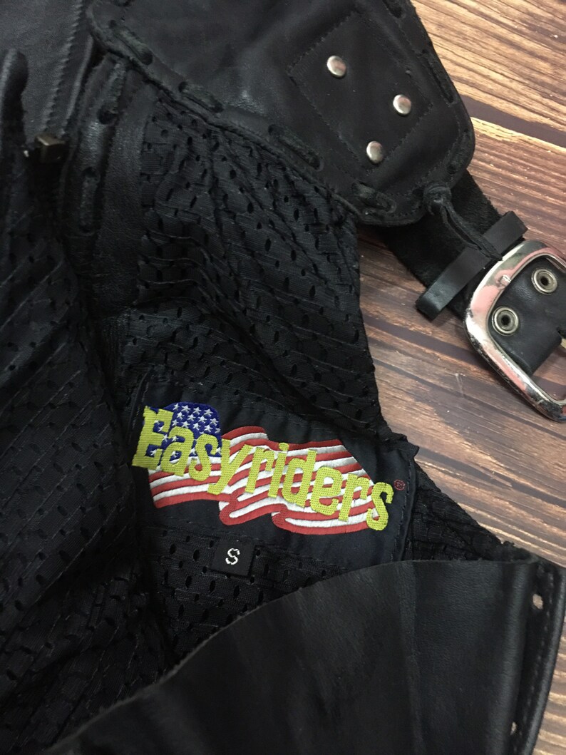 VINTAGE!! Leather Pants EASY RIDERS - Etsy