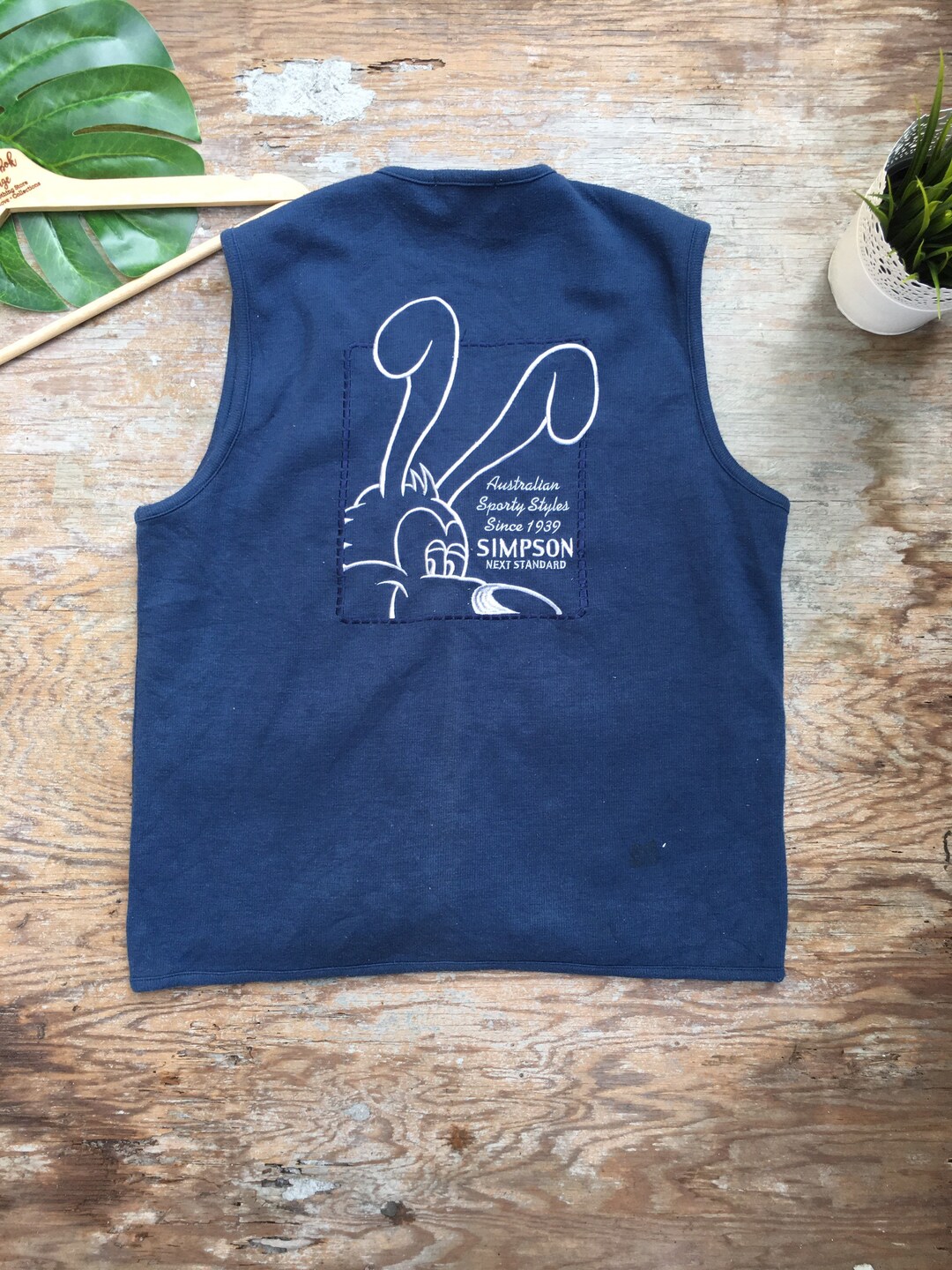 Rare !! Vest the Simpson Big Logo - Etsy