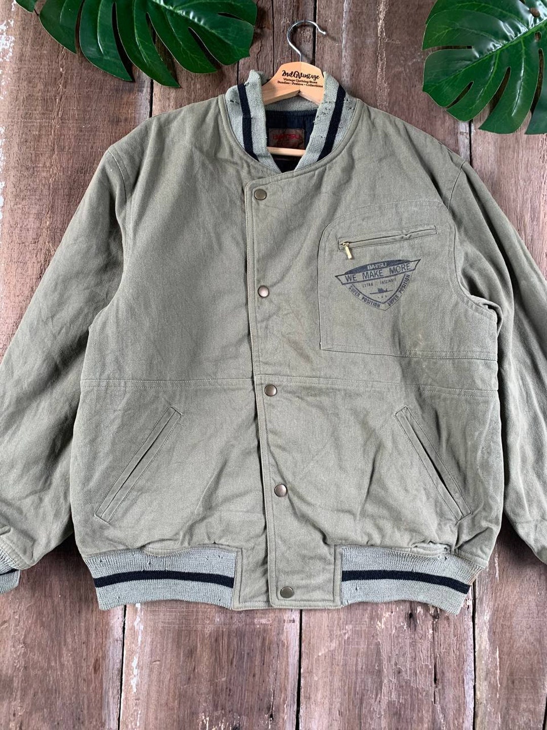 RARE!! Bomber Jacket BA-TSU Japanese Brand - Etsy