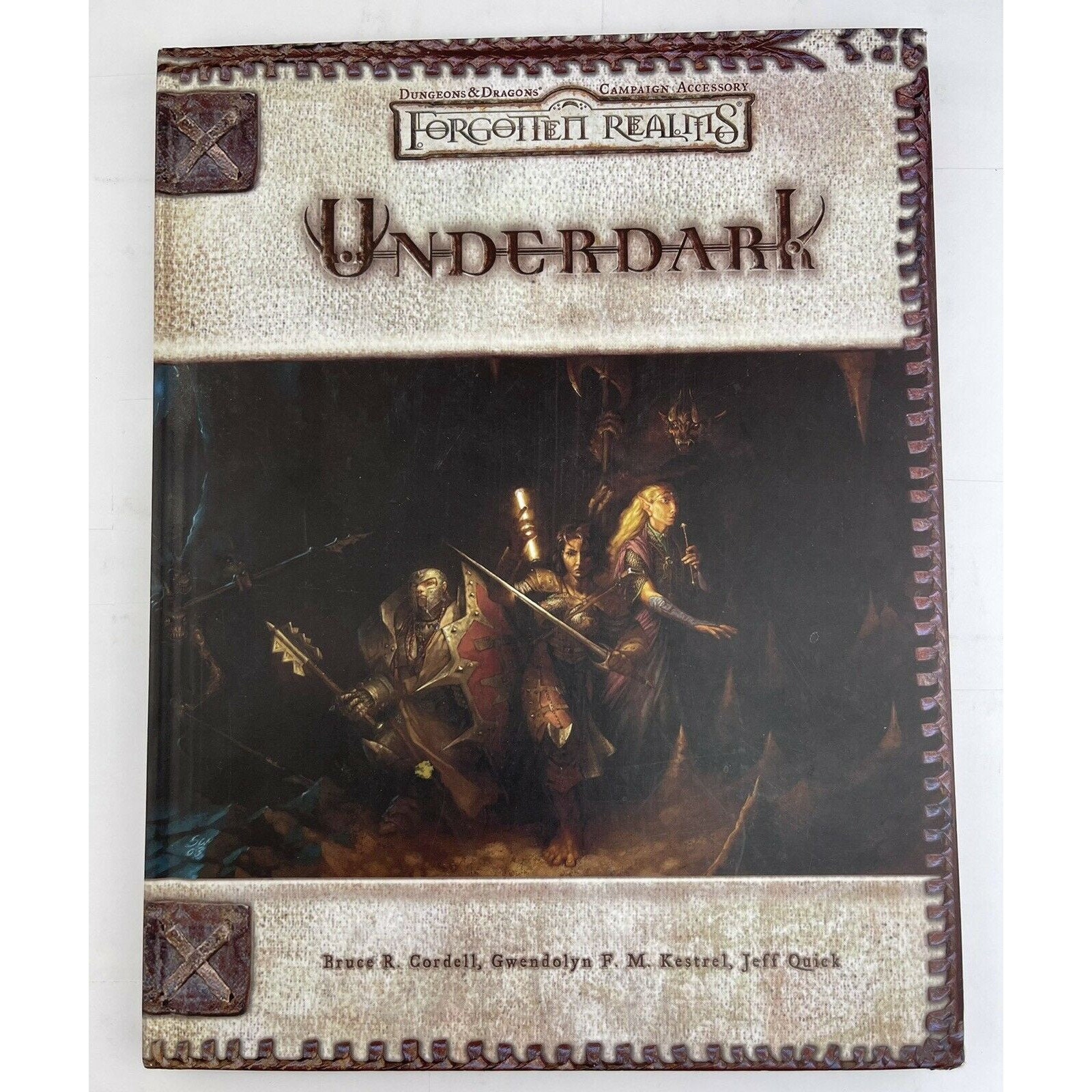Dungeons and Dragons D&D Underdark Forgotten Realms Hardcover 1st ...