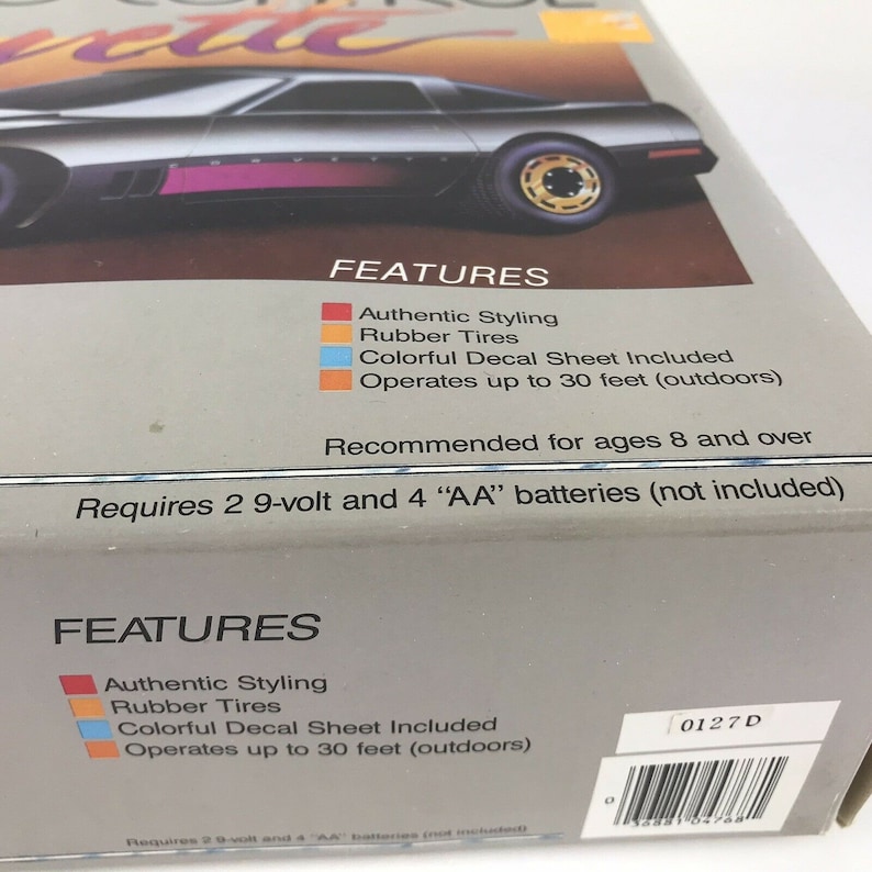 Ertl Radio Control Chevy Corvette Vintage 1980’s RARE - Etsy
