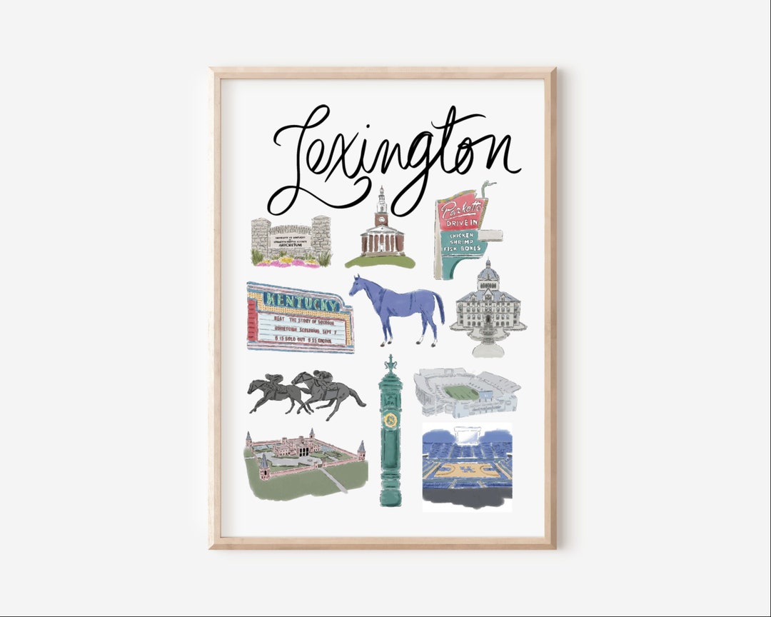 Lexington Art Print Watercolor - Etsy