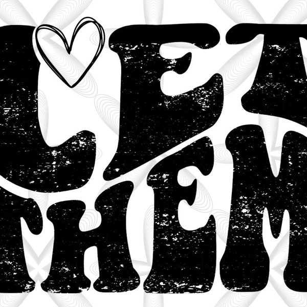 Let Them Sublimation Transfer - Etsy