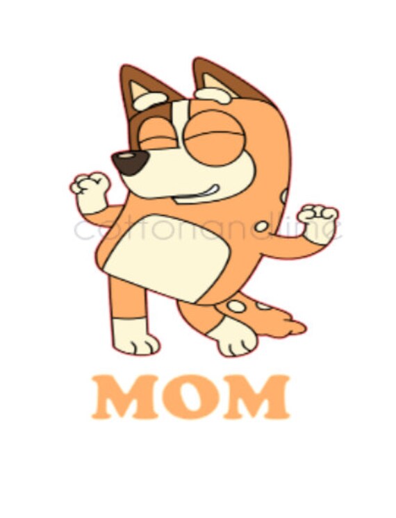 Bluey and Bingo Mom Sublimation Transfer Ready to Press | Etsy