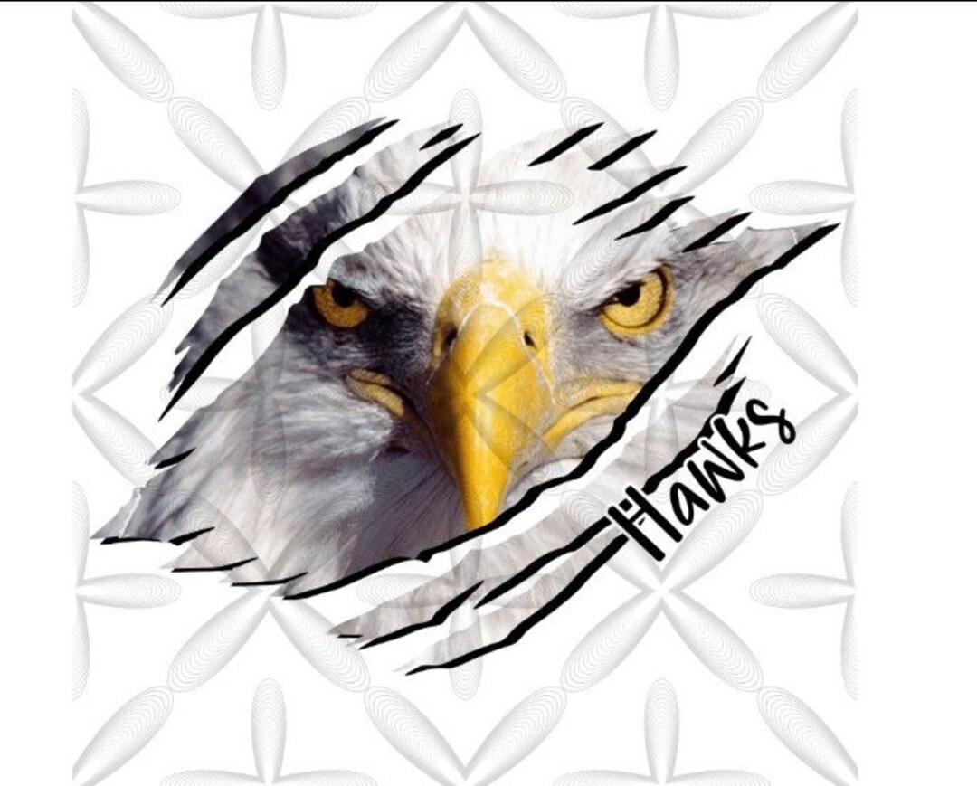 Hawks Ripped School Mascot Sublimation Transfer Ready to Press - Etsy
