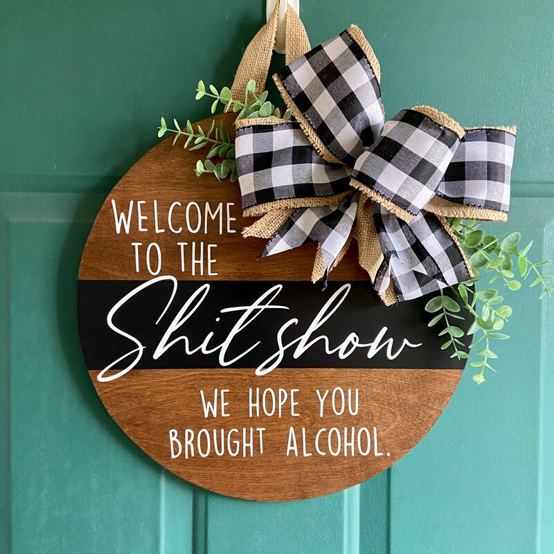 Funny Welcome Sign - Etsy
