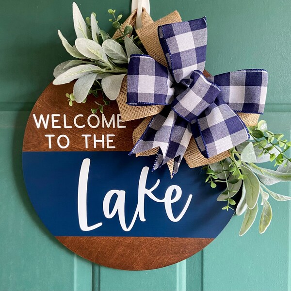 Lake Sign - Etsy