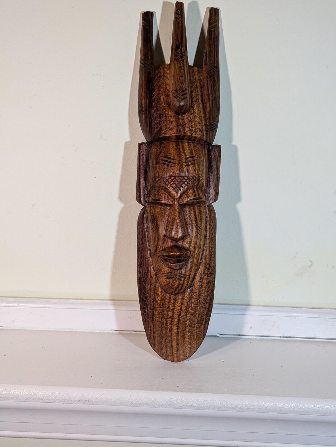 Wooden African Mask From Benin - Etsy