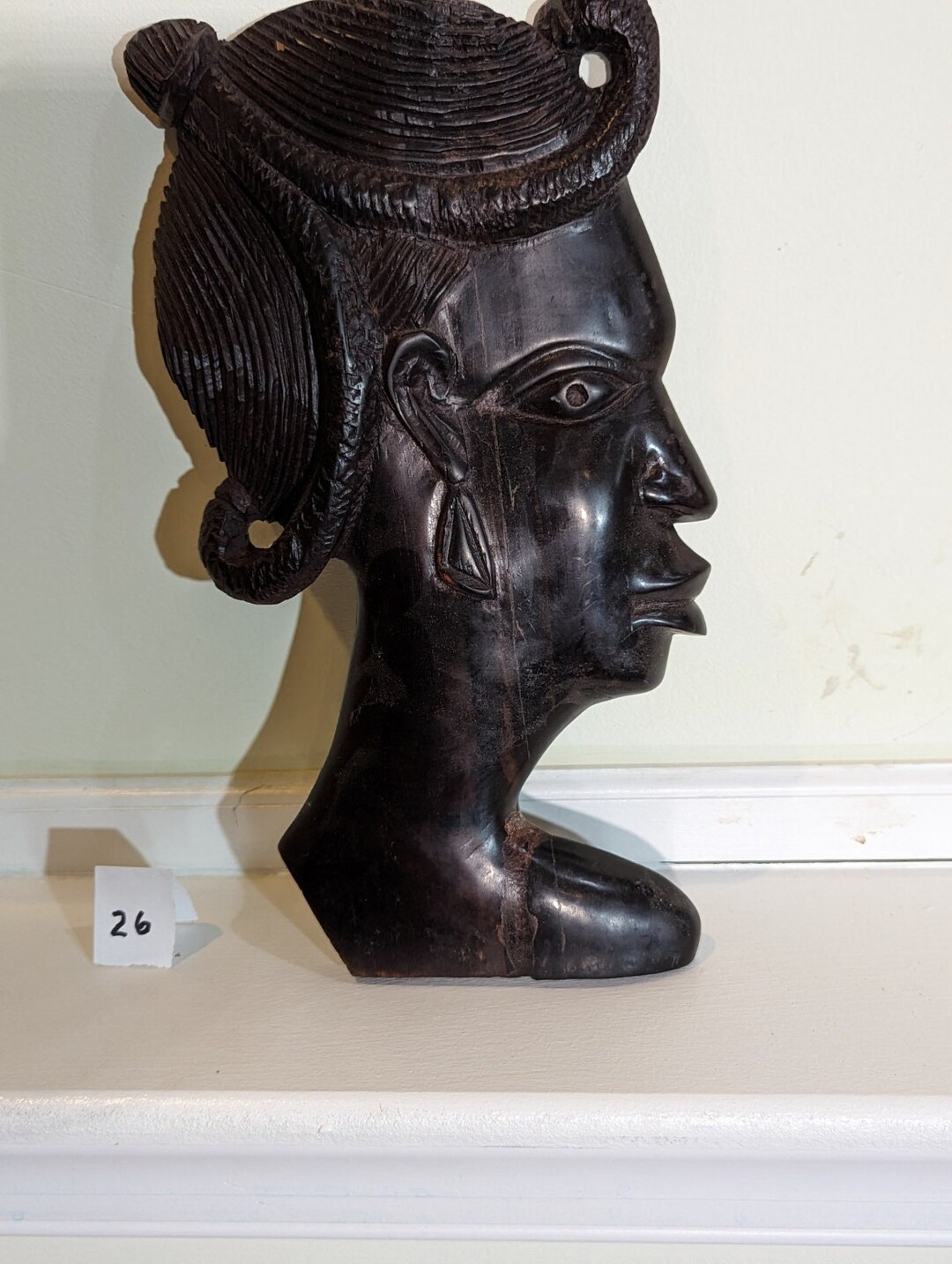 Makonde Carved Woman Wall Plaque - Etsy
