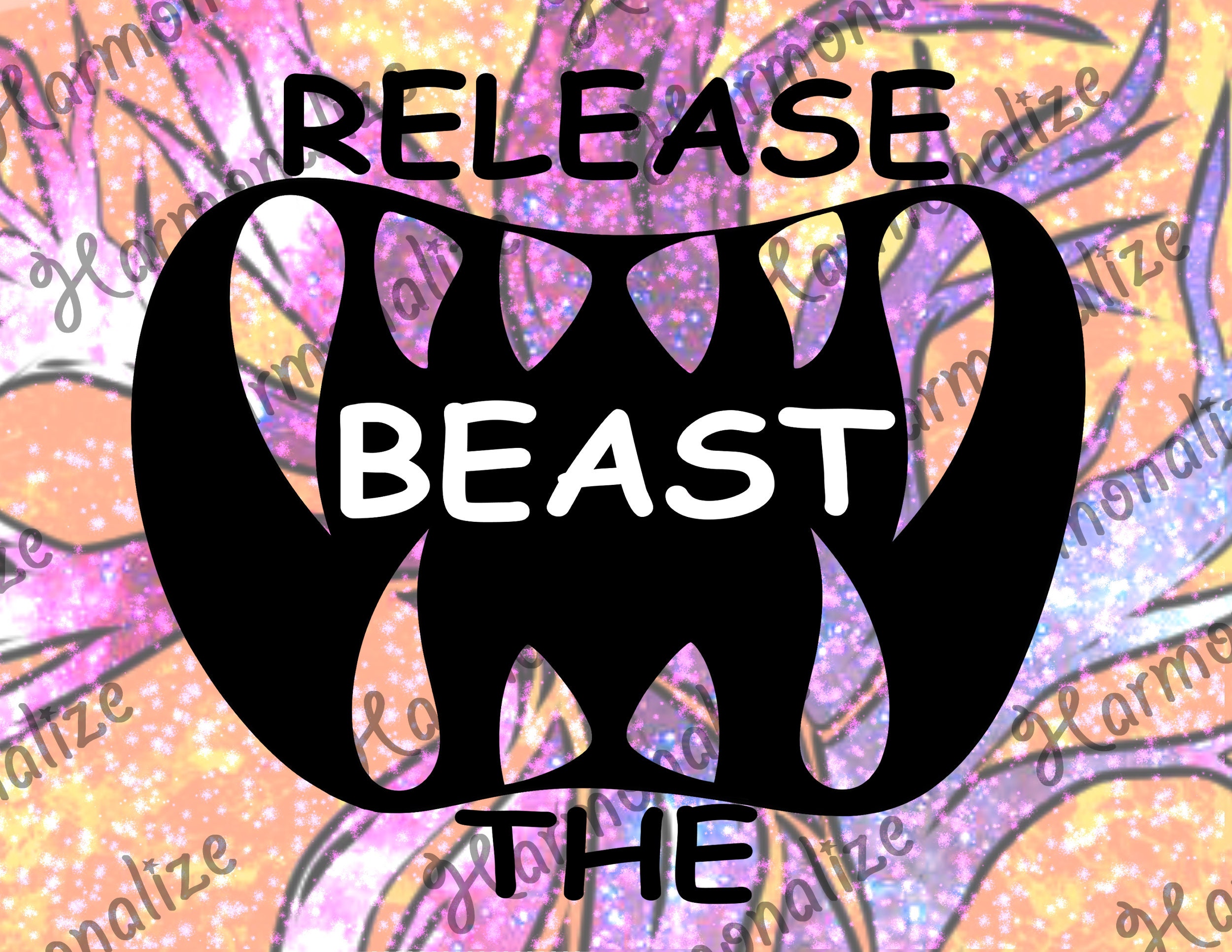 Cricut SVG Cut File Release the Beast, File Formats Included Are: Svg ...