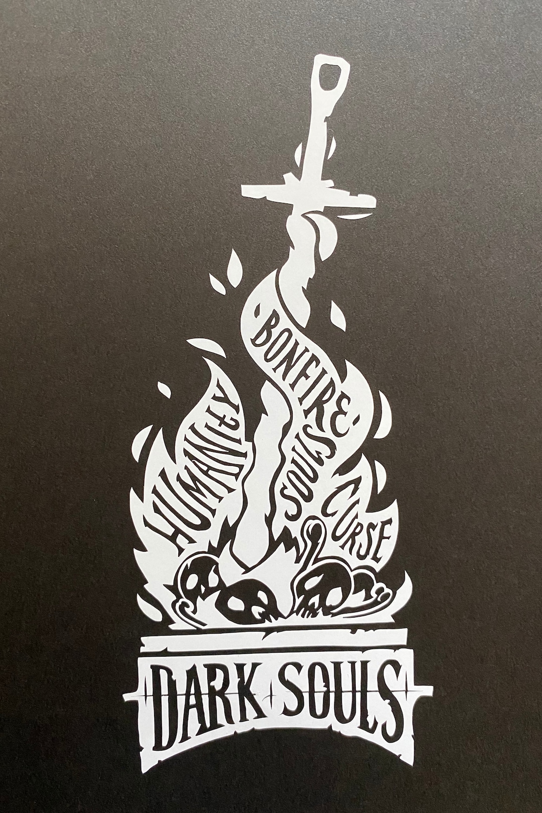 Dark Souls Bonfire Vinyl Sticker - Etsy