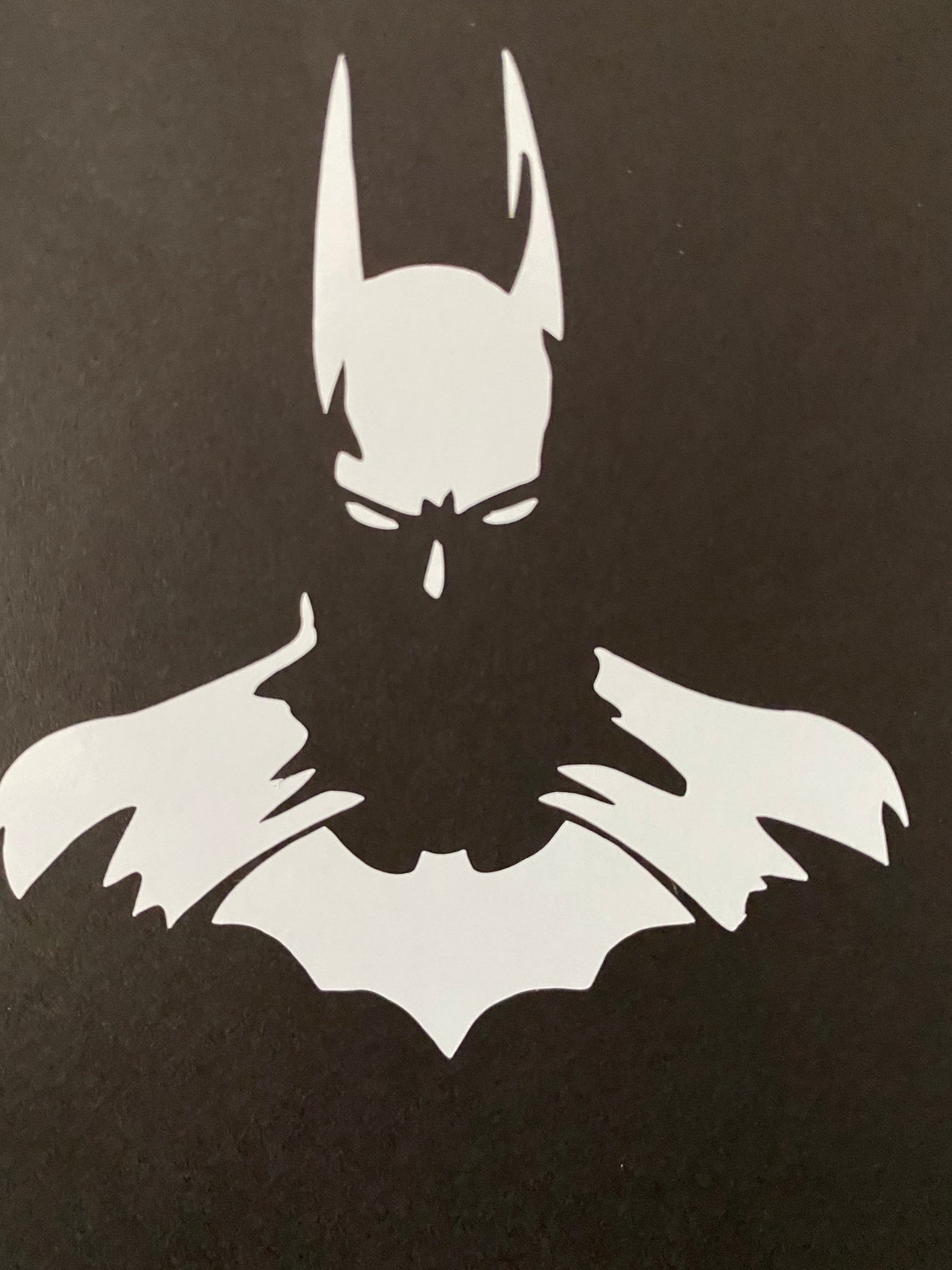 Batman Silhouette Vinyl Decal Sticker | Etsy