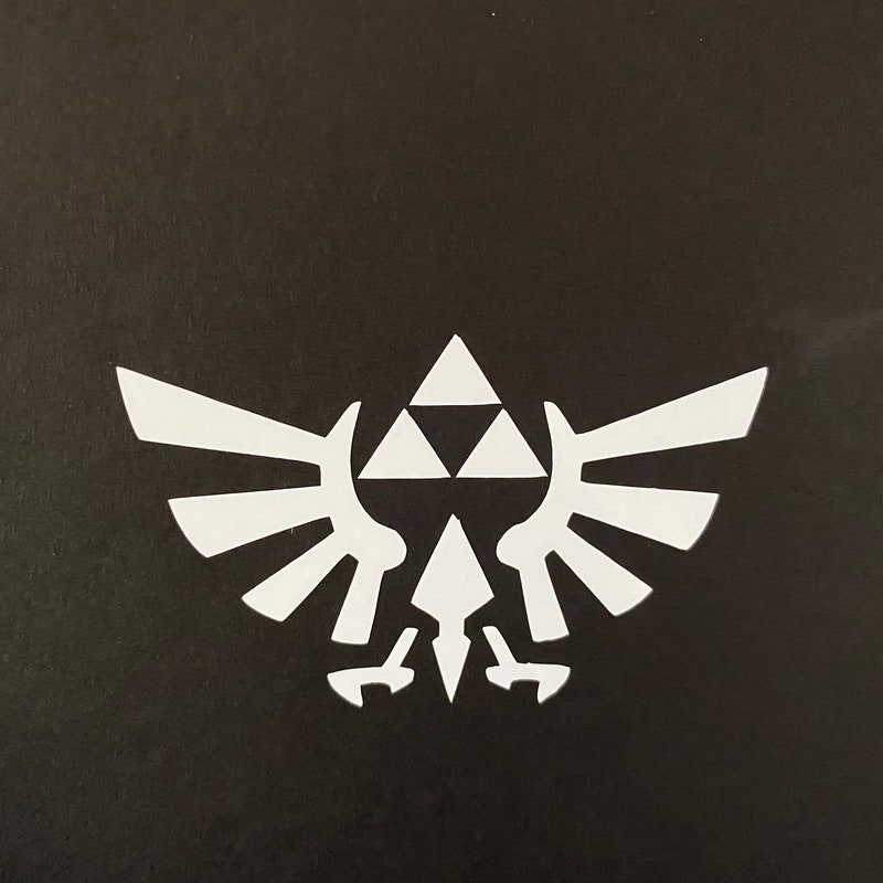 Black Zelda Decal - Etsy