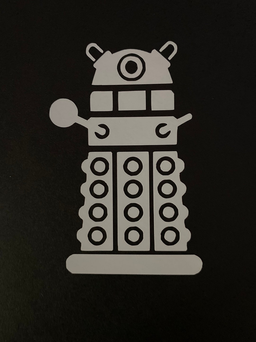 Doctor Who Dalek Vinyl Decal Sticker - Etsy
