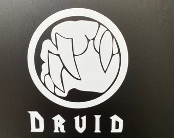 World of Warcraft Druid Crest Symbol Decal Bumper Stickers Paper etna ...